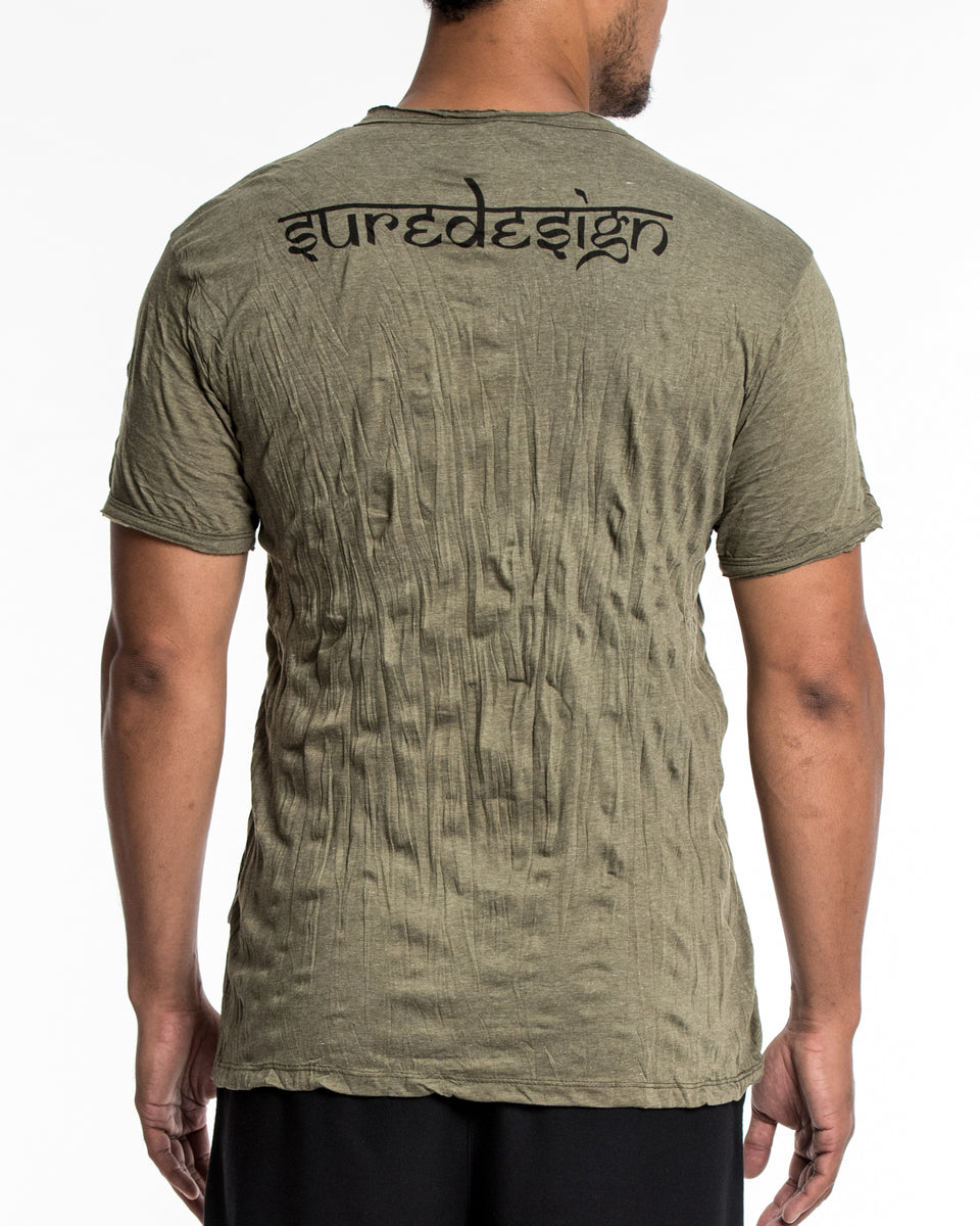 Sure Design Mens Infinitee Om T-Shirt in Green