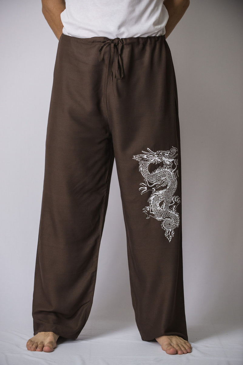 Sure Design Mens Dragon Pants in Brown